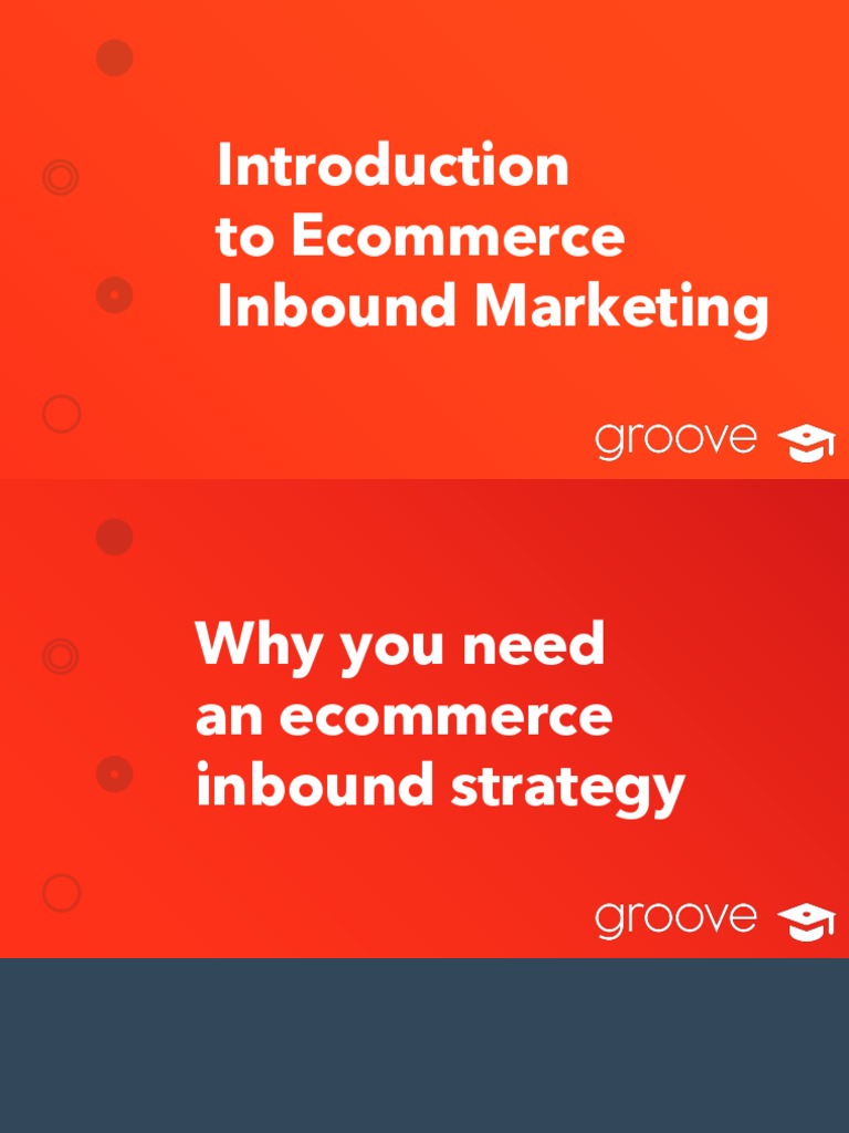 LESSON Introduction To Ecommerce Inbound Marketing DECK | PDF