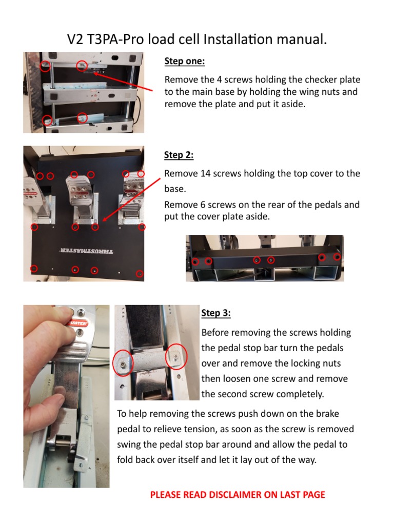 T3PA Pro Load Cell Mod | PDF | Equipment | Manufactured Goods