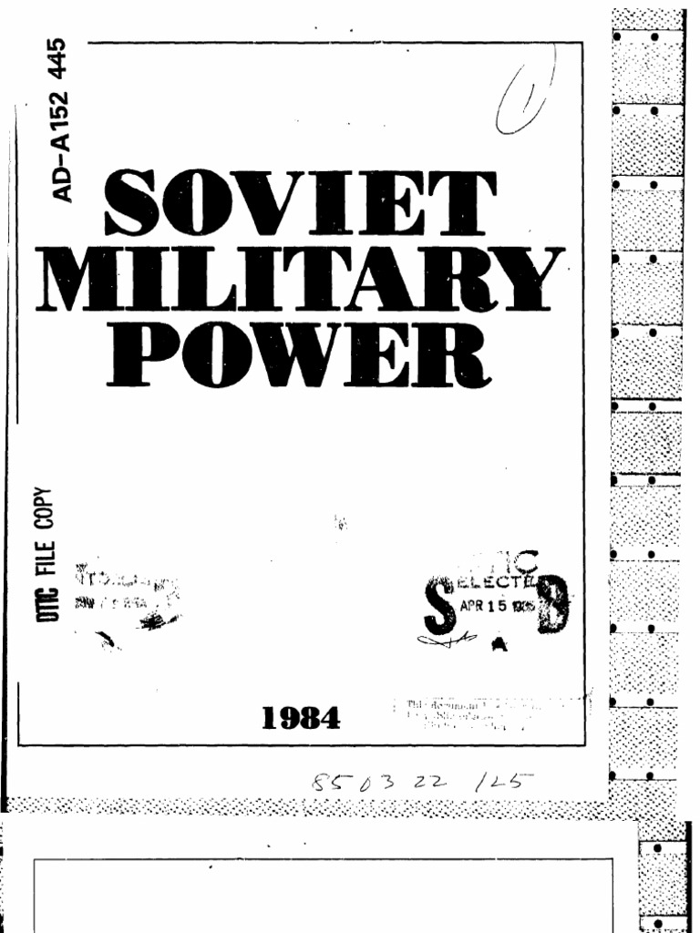 Soviet Military Power 1984 | PDF | Soviet Union | World Politics
