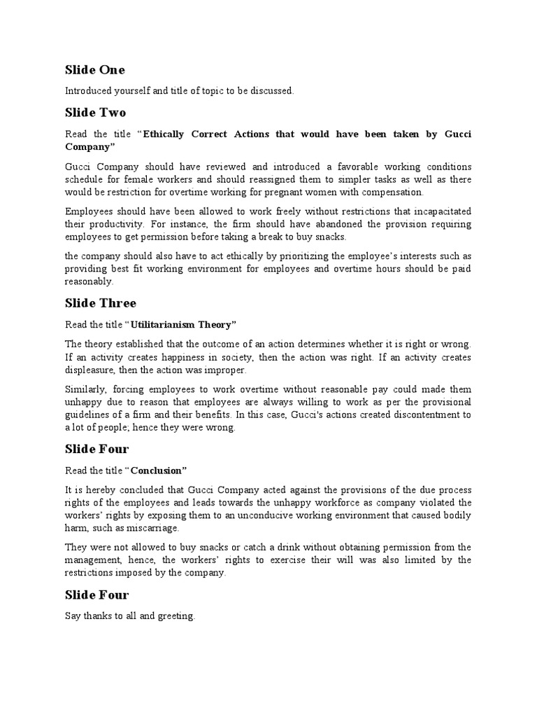 Slide Reading Material | PDF