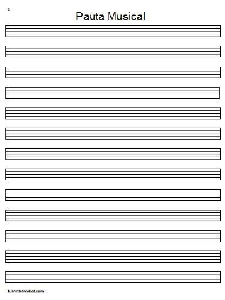 Pauta Musical | PDF