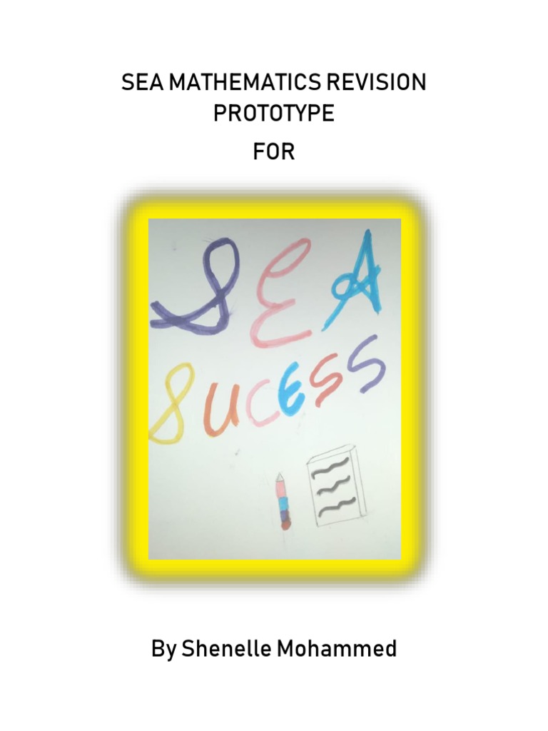 Sea Mathematics Revision Prototype FOR | PDF | Screenshot | Teachers