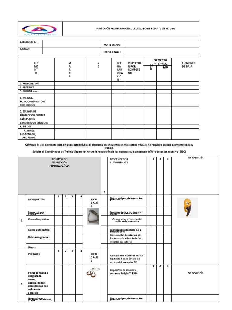 Formato Inspeccion de EPCC | PDF | Bienes manufacturados | Science