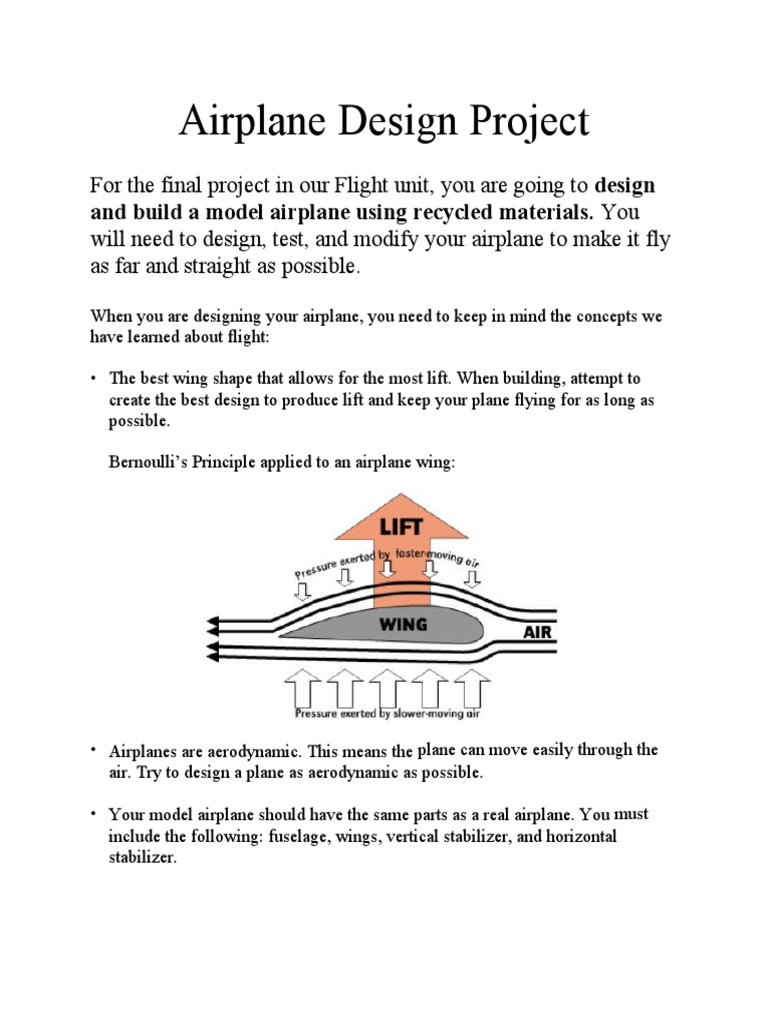 Final Project Grade 6 Flight Unit Word | PDF | Airplane | Lift (Force)