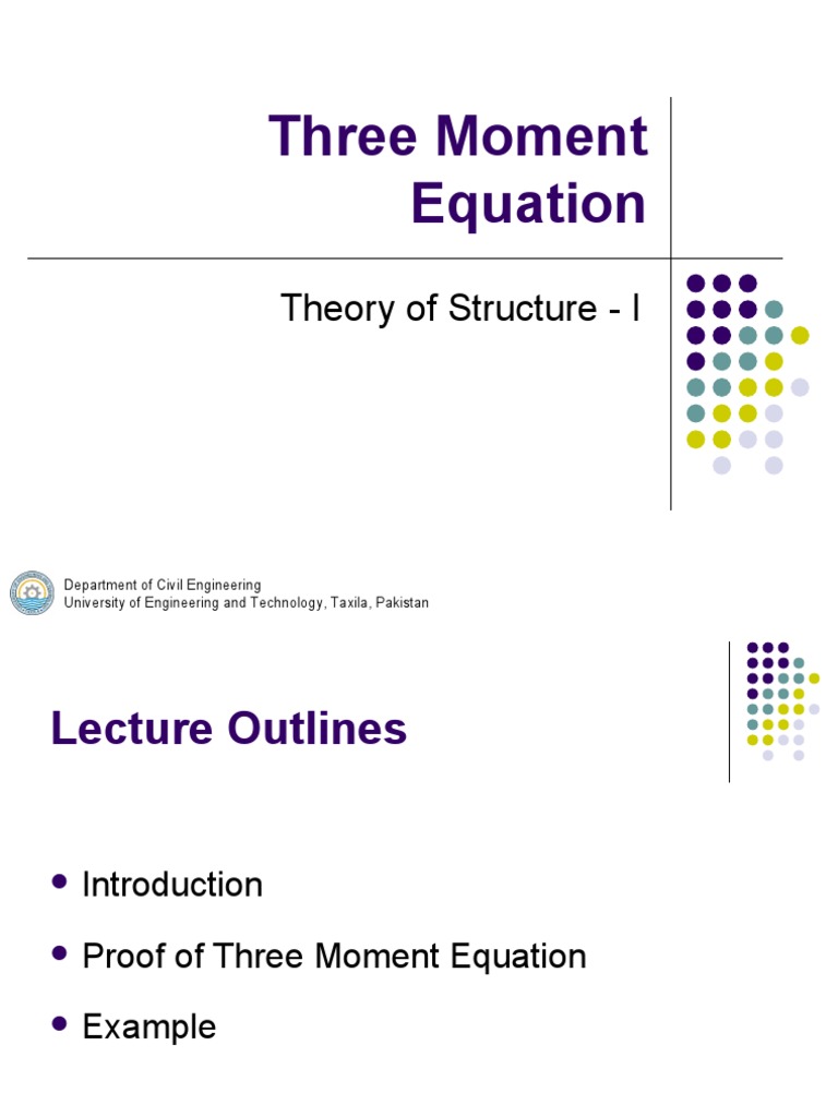 Three Moment Equation: Theory of Structure - I | Download Free PDF ...
