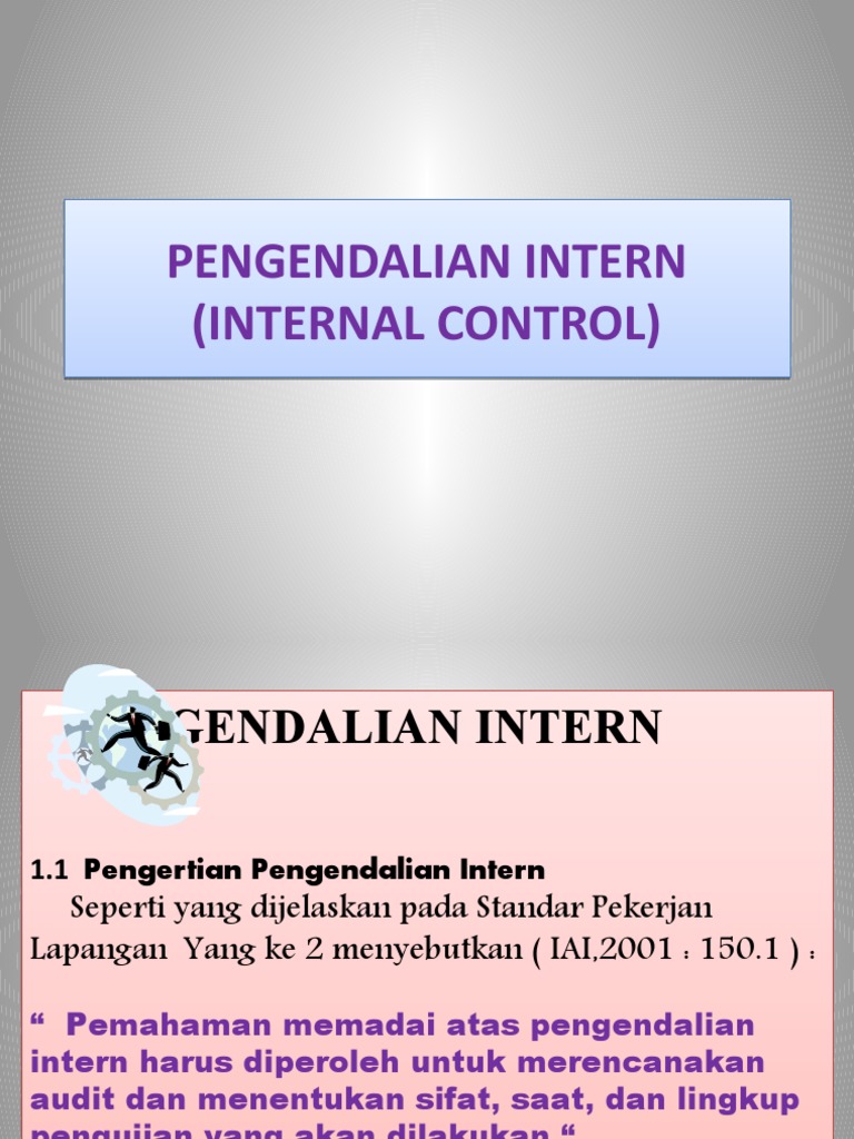 Bab 5 Sistem Pengendalian Internal | PDF | Pengelolaan Keuangan & Uang