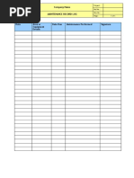 Service Report Template Format | PDF