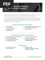 Injection Molding Validation | PDF | Verification And Validation ...