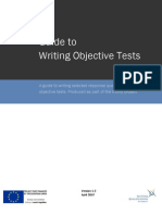 Types of Objective Tests | PDF | Educational Assessment | Multiple Choice