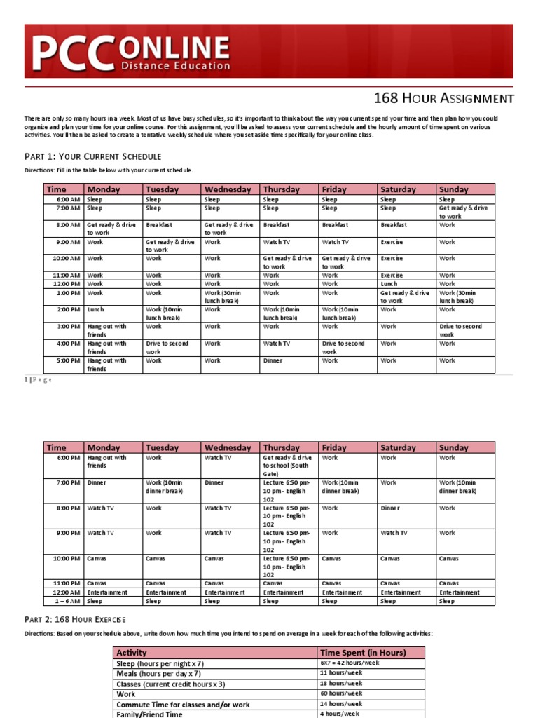 168 Hour Assignment Compatible Version 3 | PDF | Course Credit | Homework
