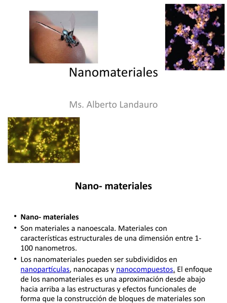 Características y tipos de nanomateriales | PDF | Nanotecnología ...