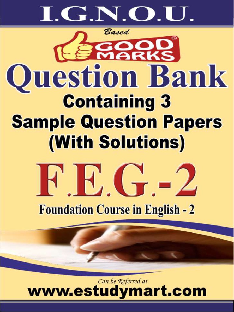 FEG-02 Sample Question Paper | PDF