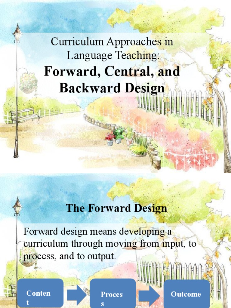 Curriculum Approaches in Language Teaching:: Forward, Central, and ...