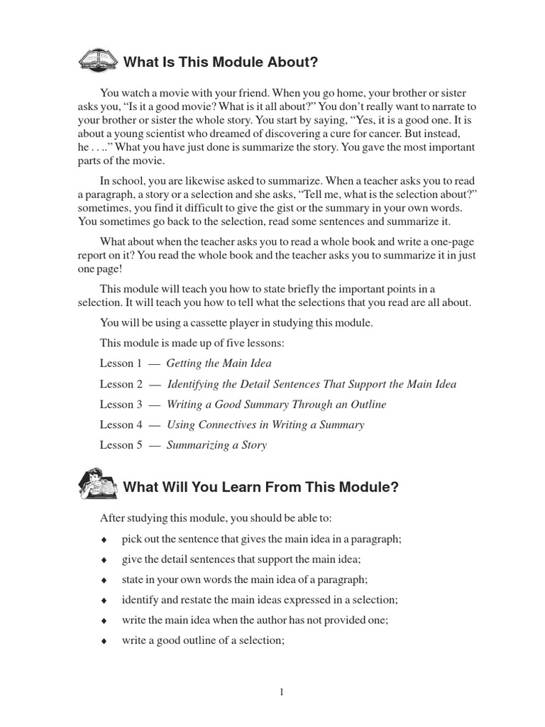 What Is This Module About? | PDF | Elephant | Vampires