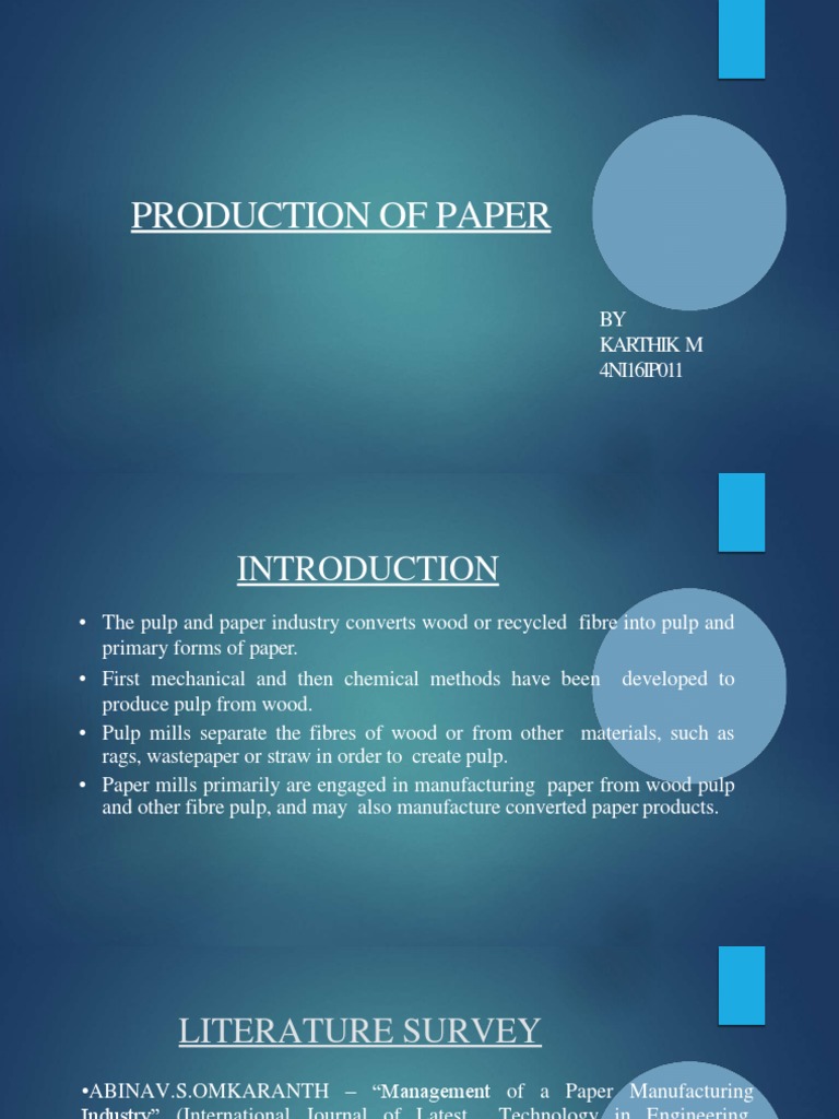 Step-by-Step Paper Production Process | PDF | Pulp (Paper) | Paper