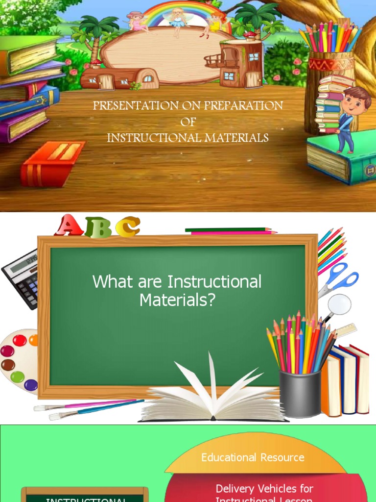 Preparing Effective Instructional Materials | PDF | Textbook | Learning