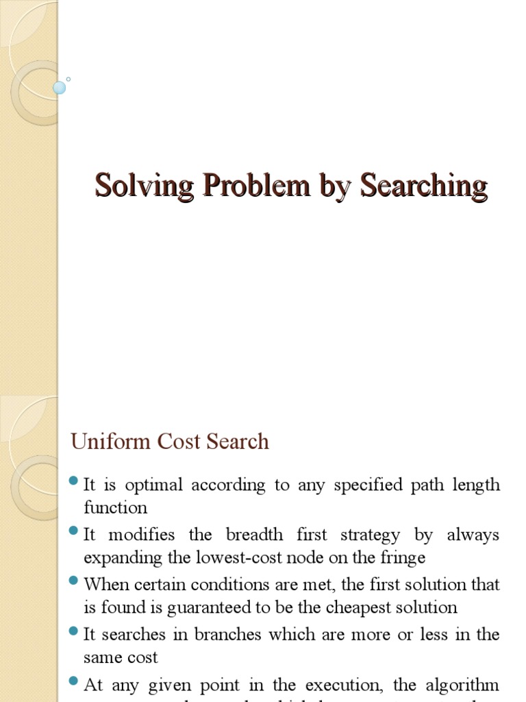 Solving Problem by Searching | PDF | Mathematical Logic | Combinatorics