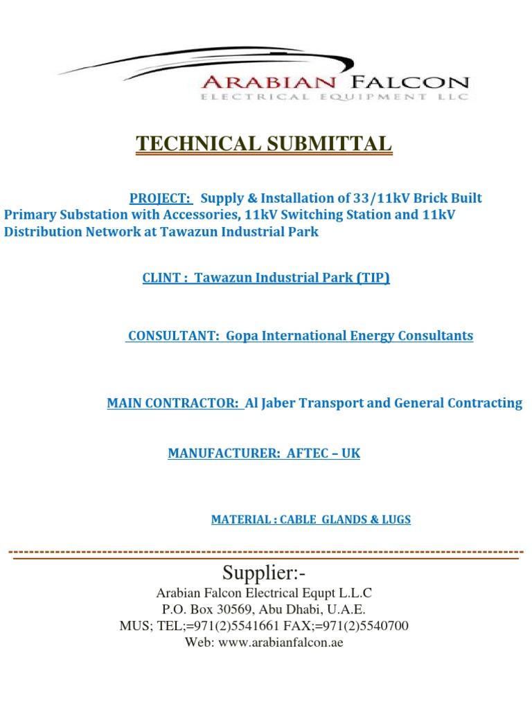 Aftec Technical Submittal | PDF | Electromagnetism | Electrical Engineering