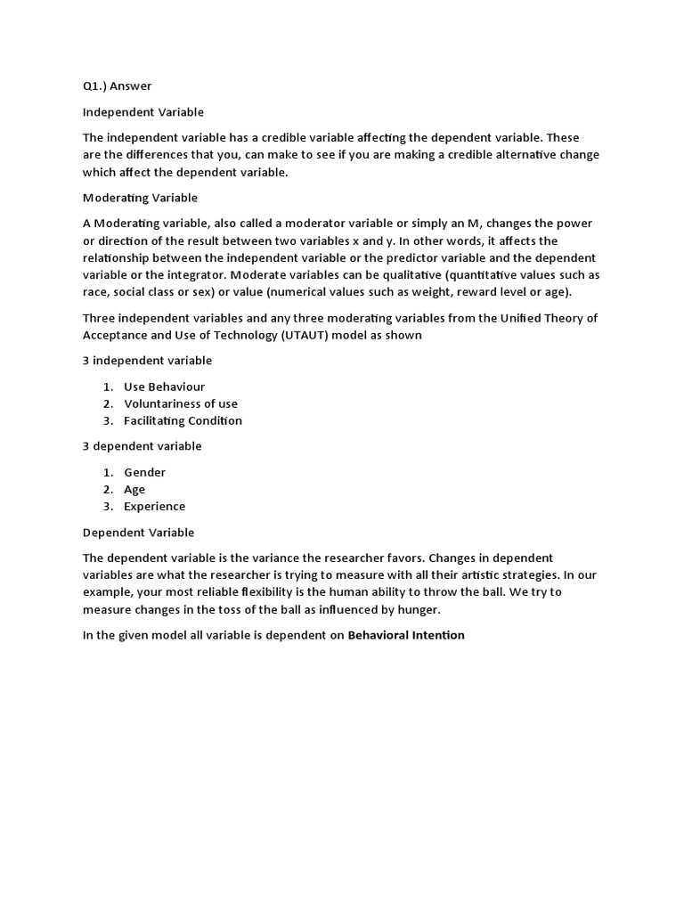 Research Methodology | PDF | Dependent And Independent Variables ...
