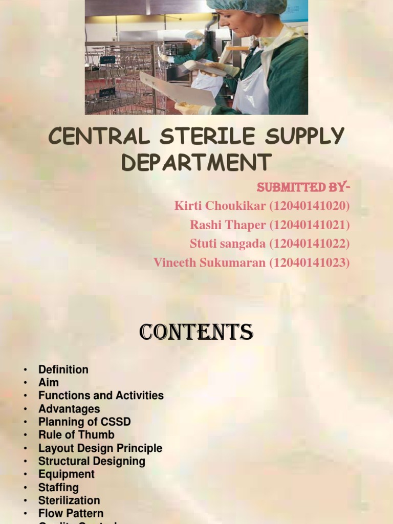 CSSD - Part 2 of 3 Parts | PDF | Sterilization (Microbiology) | Chemistry