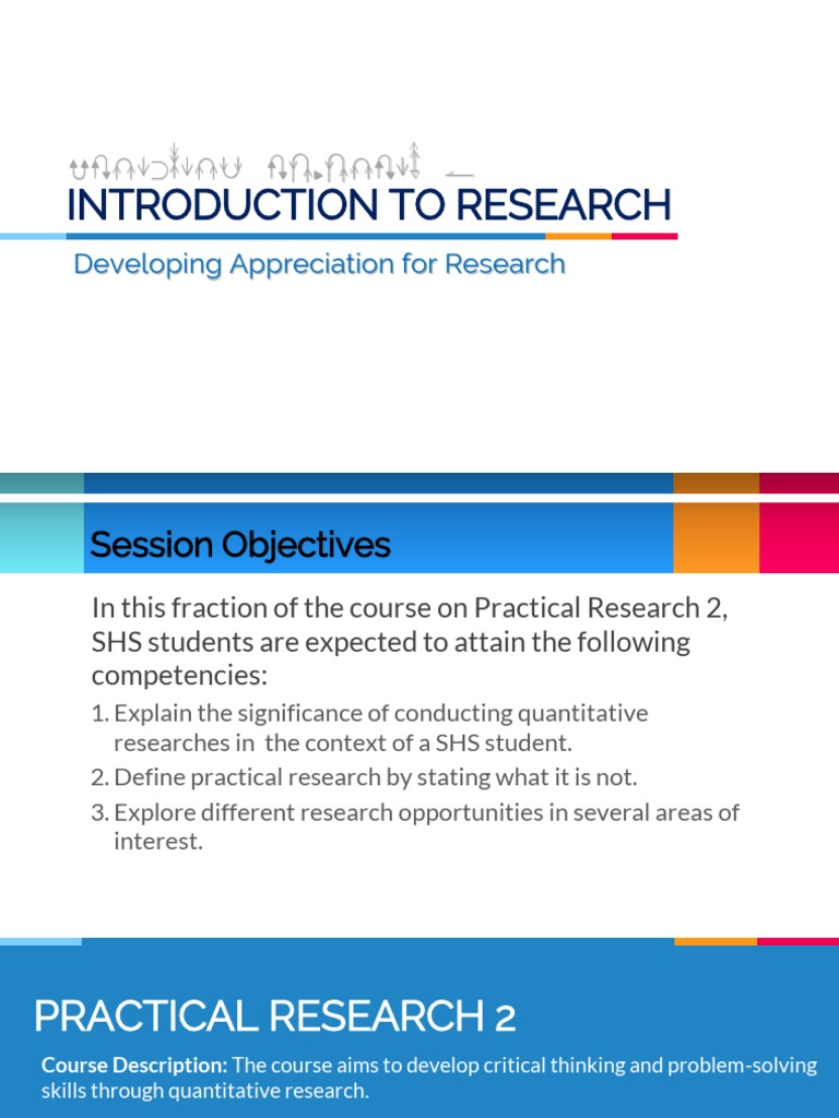 Introduction To Research | PDF | Quantitative Research | Statistics