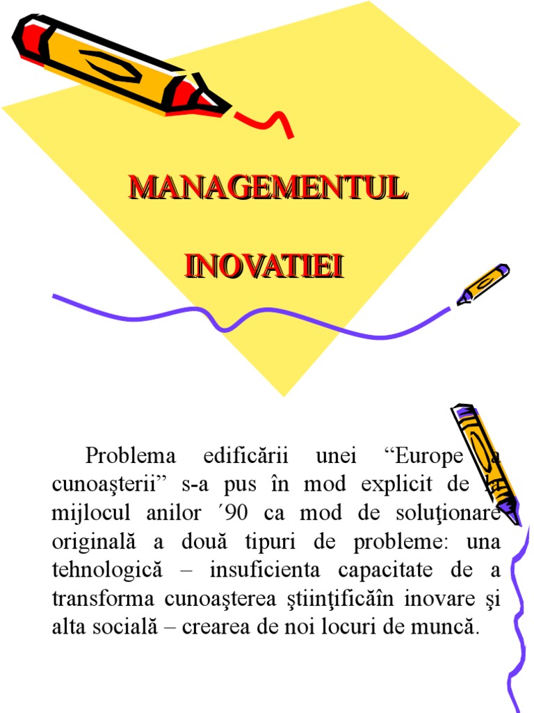 Inovatie Management | PDF