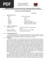 Child Study Report - Adoption Sample | PDF | Mother | Child Custody