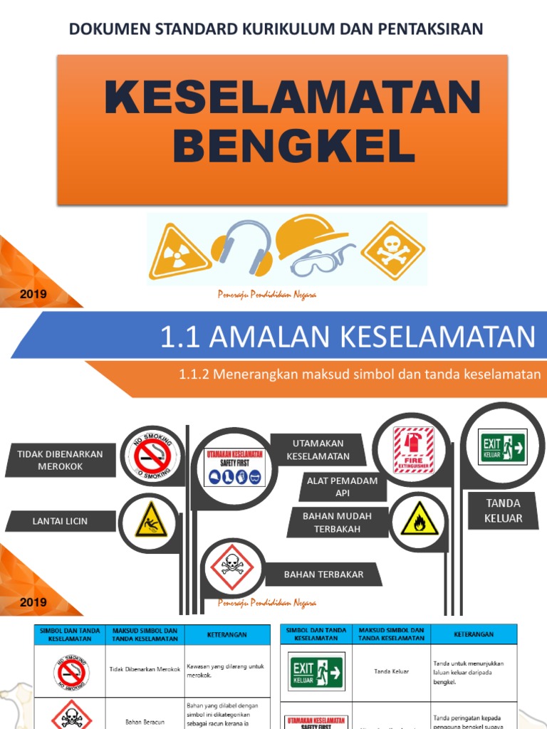 Nota 2 Maksud Simbol Dan Tanda Keselamatan Serta Langkah Yg Diambil | PDF