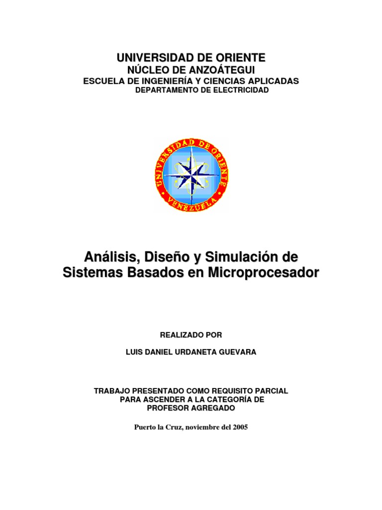 Microprocesadores-Luis Urdaneta | PDF | Sistema Integrado | Microprocesador