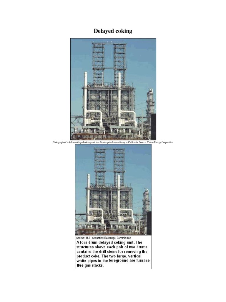 Delayed Coking | Download Free PDF | Hydrocarbons | Energy Industry