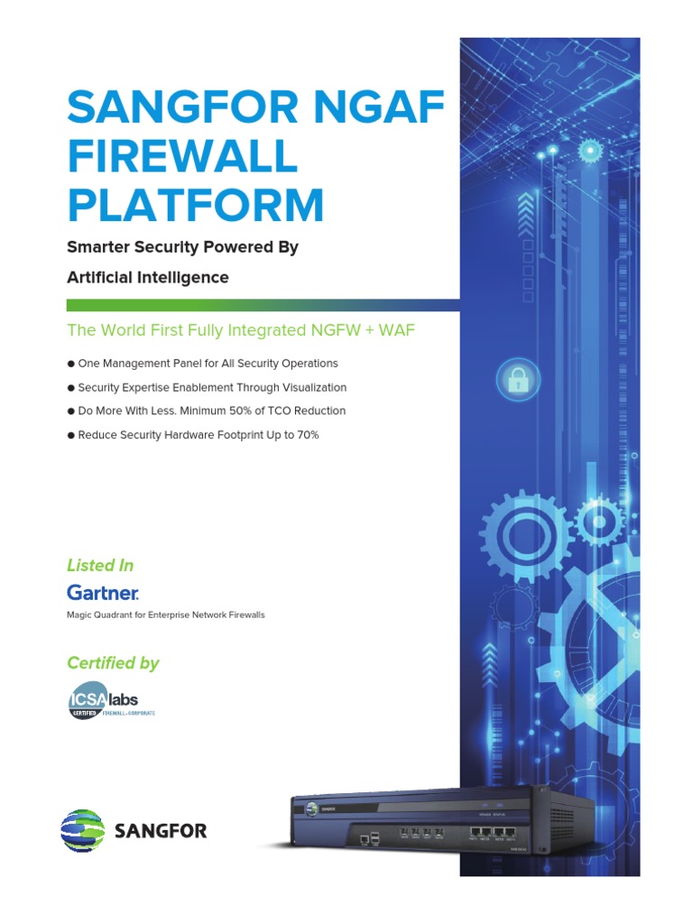 Sangfor Ngaf Firewall Platform | PDF | Antivirus Software | Ransomware
