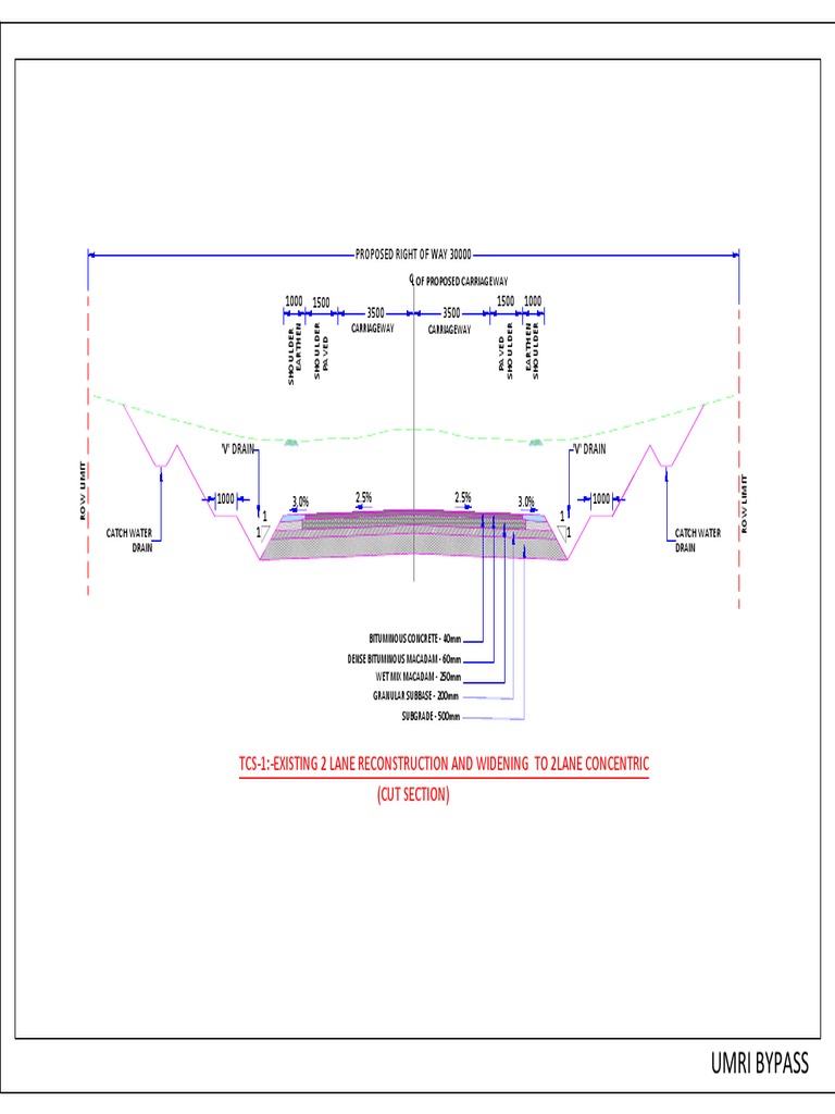 Umri Bypass - TCS DRAWINGS - 08062020 | PDF | Structural Engineering ...