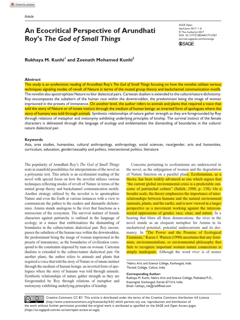 Eco Feminism Pdf Ecofeminism Gender
