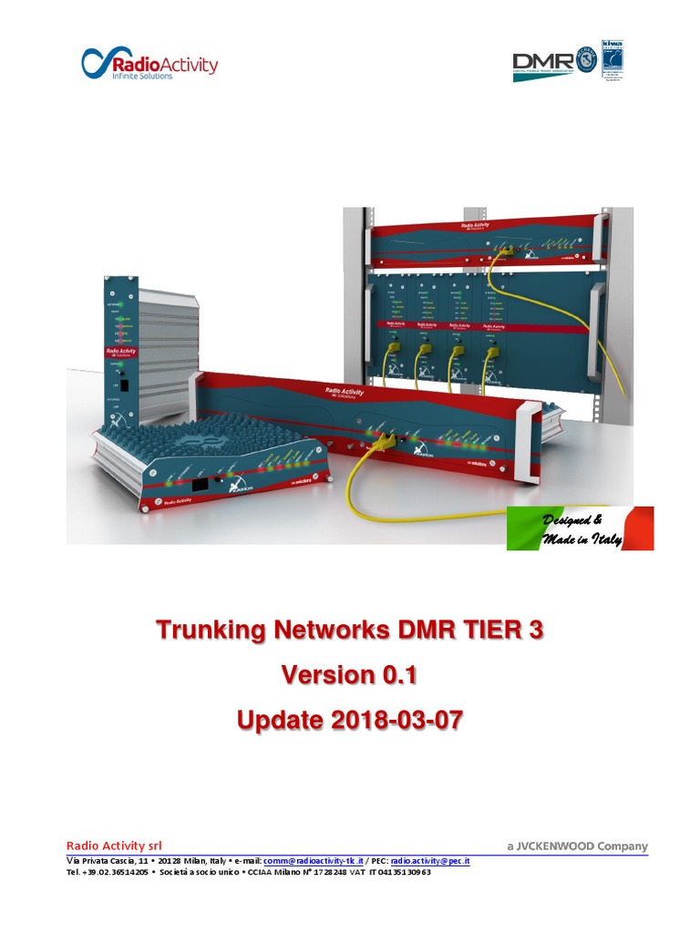 EN - Trunking Networks DMR TIER 3 1v1c PDF | PDF | Computer Network | Radio