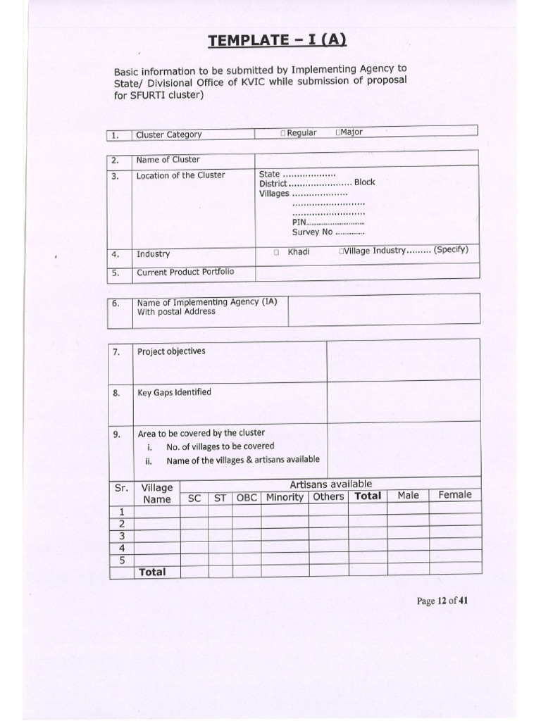 Template 1A and 1B | PDF