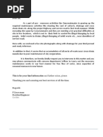 Materials Handover Letter Template | PDF | Equipment | Tools
