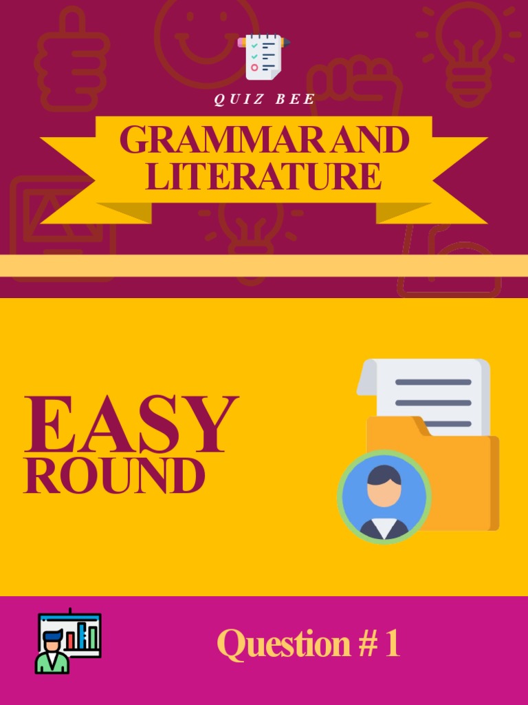 Grammar & Lit Bee | PDF | Plural | Grammatical Number