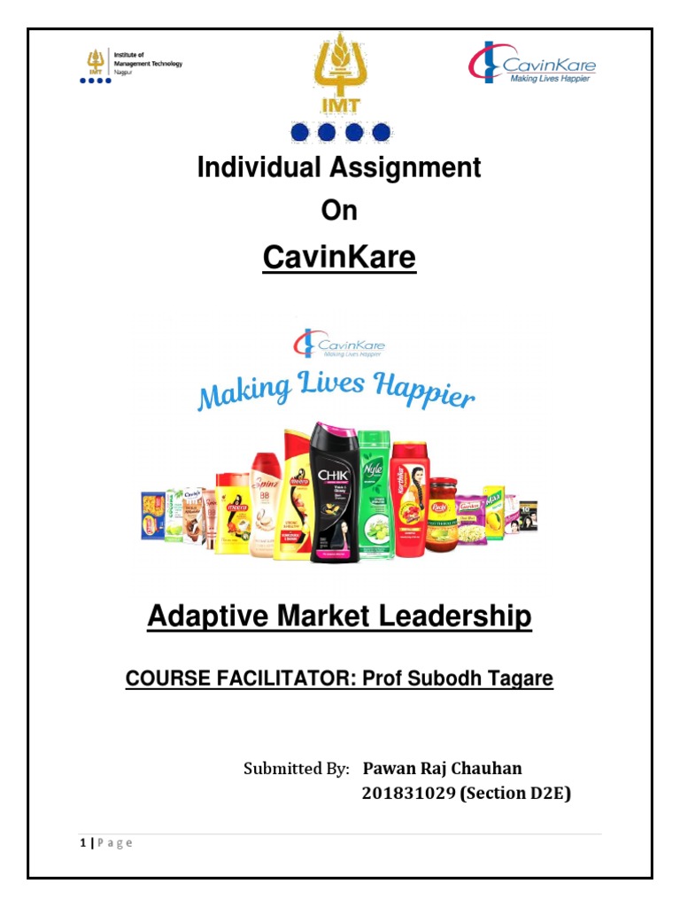 Cavinkare | PDF | Brand | Advertising