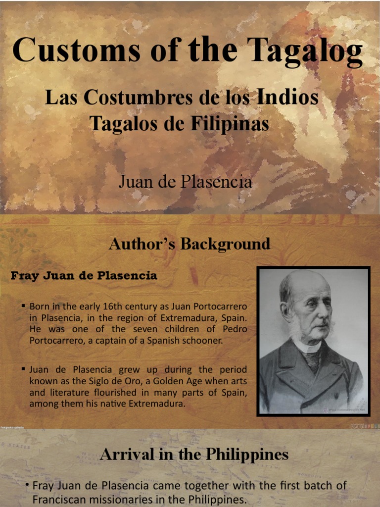 Customs of the Tagalogs by Juan de Plasencia | PDF | Philippines ...