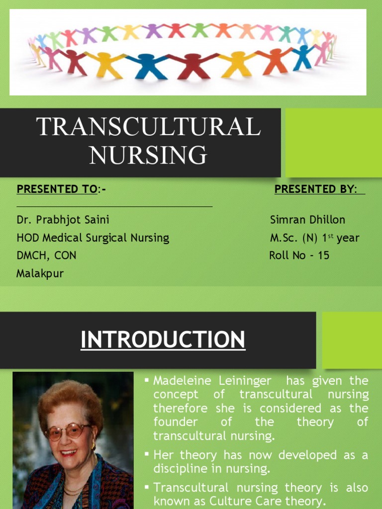 Transcultural Nursing Theory Overview | PDF | Value (Ethics) | Nursing