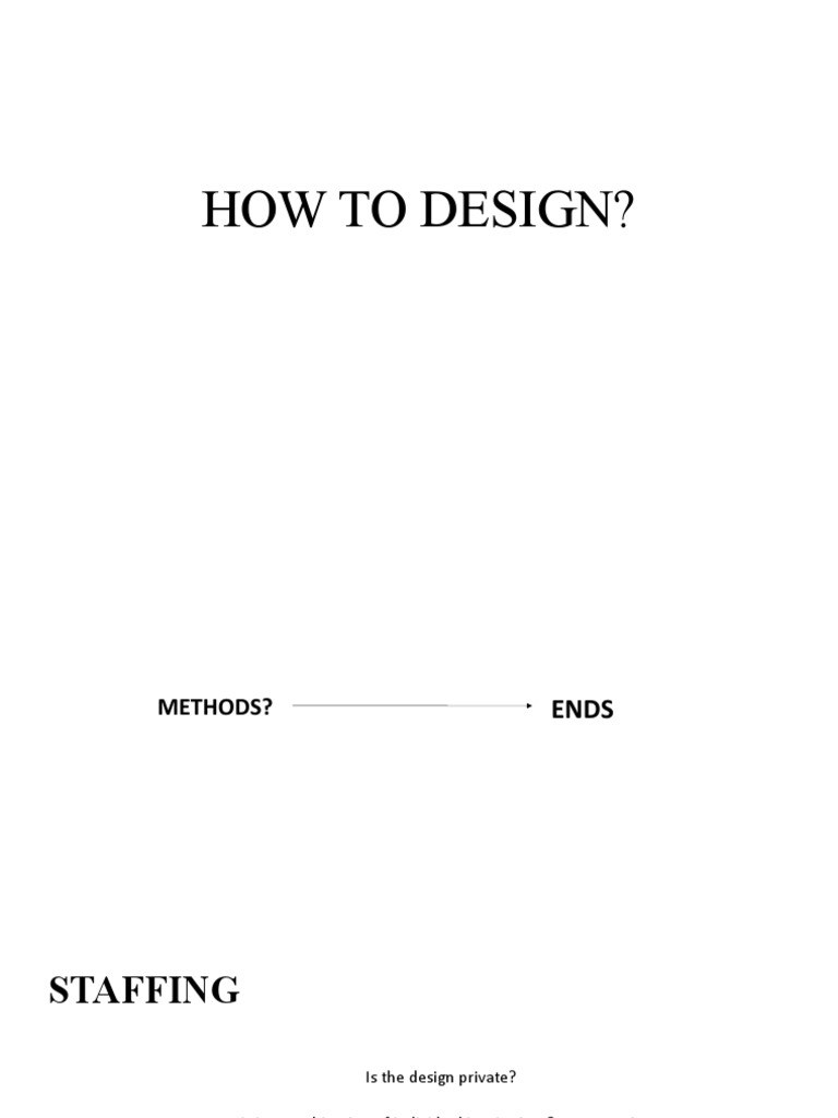 How To Design | PDF