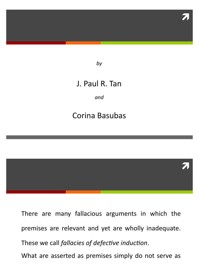 Fallacies of Defective Induction 02 01 16 | PDF | Fallacy | Argument