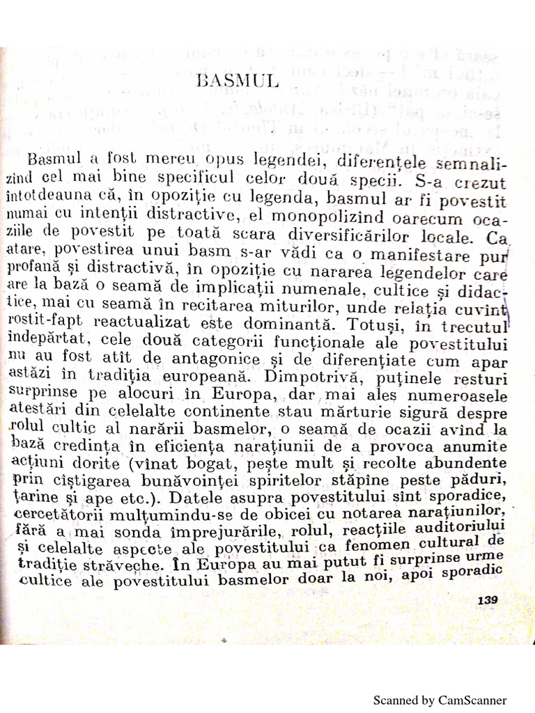 Ovidiu-Birlea Folclor-Romanesc Basmul PDF | PDF