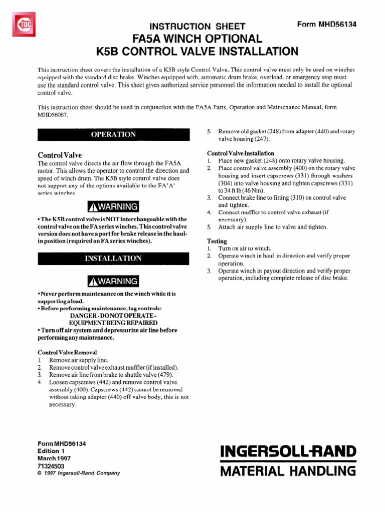 FA5A Control Valve | PDF | Valve | Manufactured Goods
