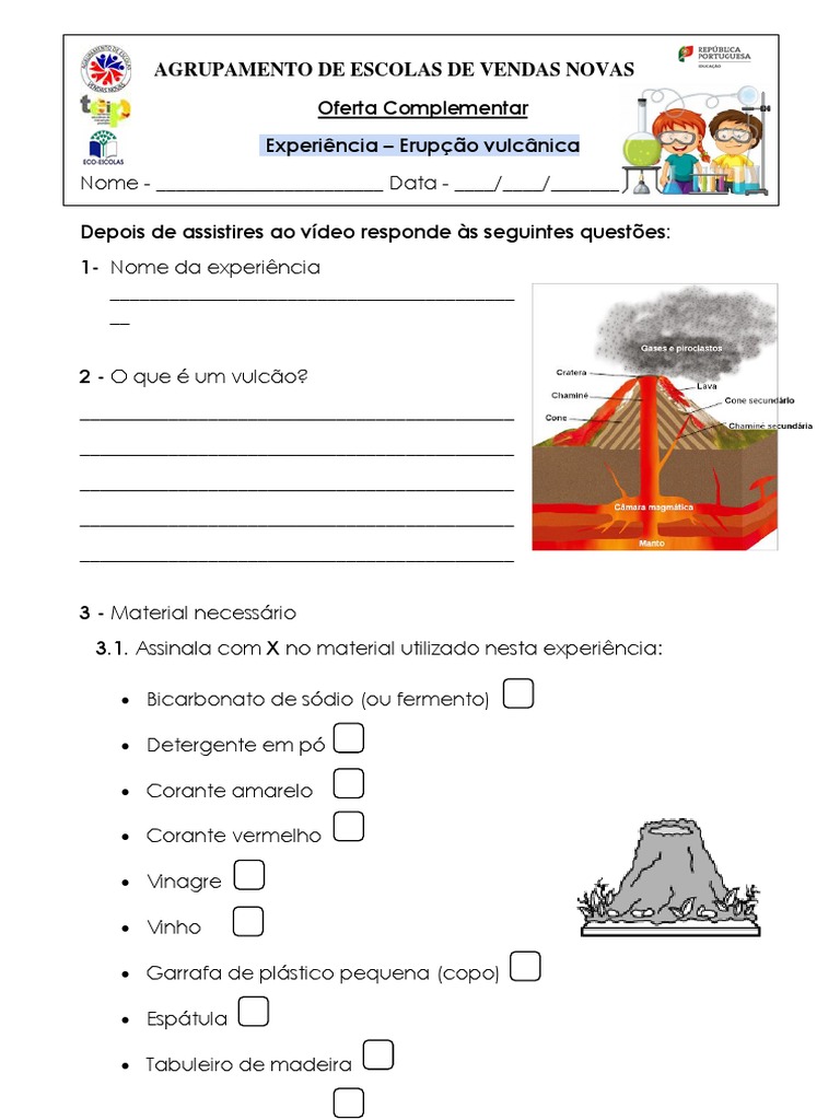 Ficha Oferta Complementar - Vulcão PDF | PDF