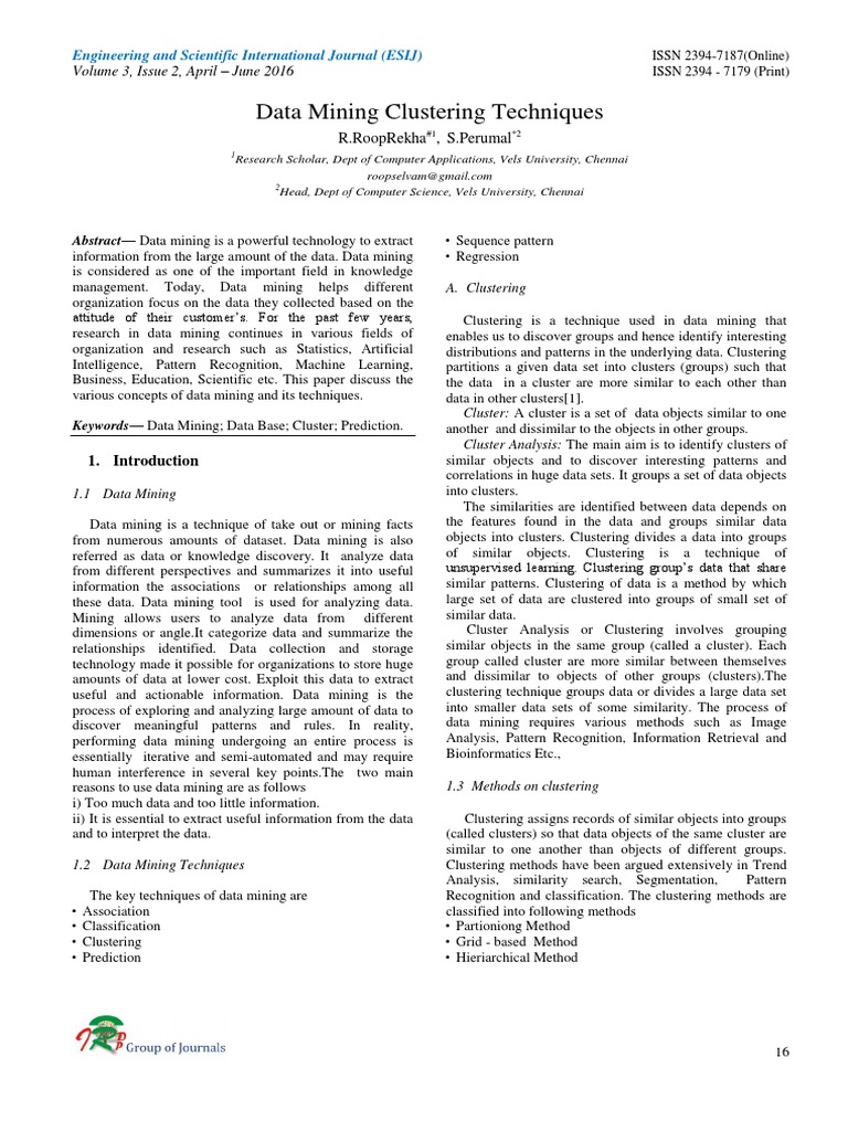 Data Mining Clustering Insights Pdf Cluster Analysis Data Mining