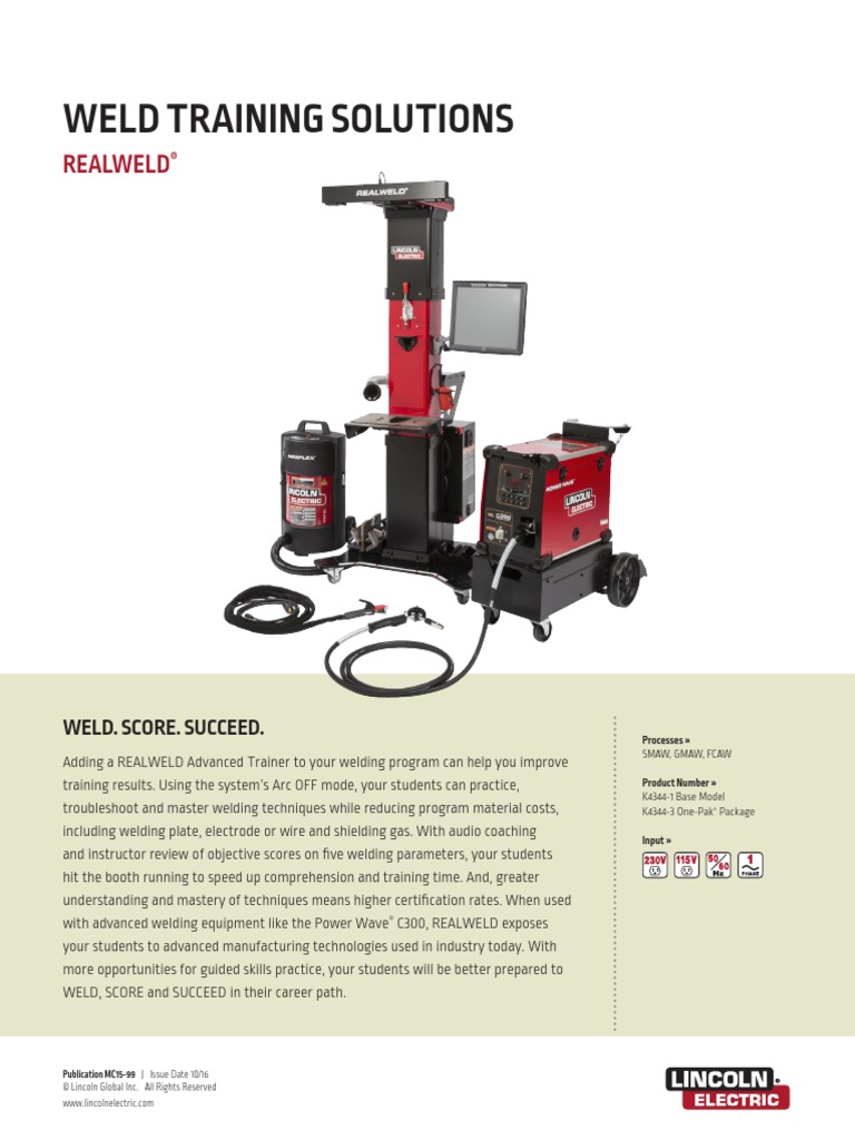 mc1599 LincolnElectric RealWeld | PDF | Implied Warranty | Welding