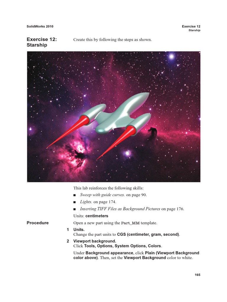 Exercise 12: Starship | PDF | Ellipse | Geometry