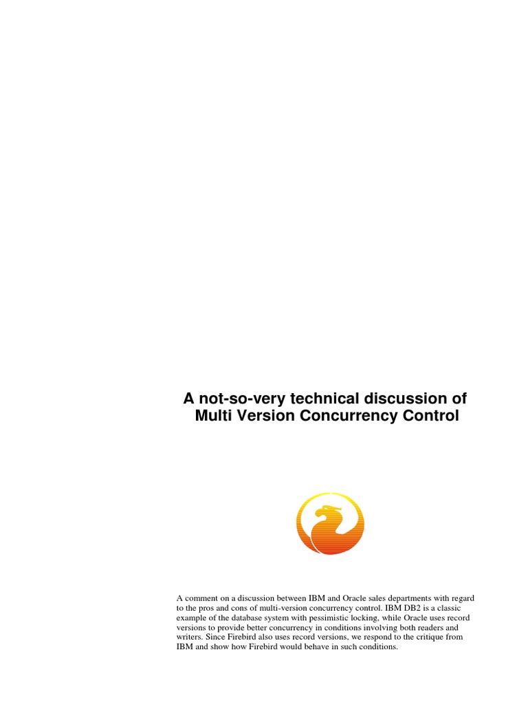 Multi Version Concurrency Control | PDF | Database Transaction ...