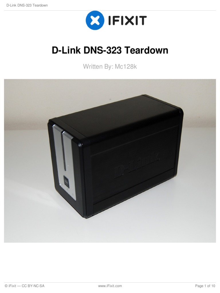 DLINK DNS-323 NAS Storage TearDown GUIDE - en | PDF | Hard Disk Drive ...